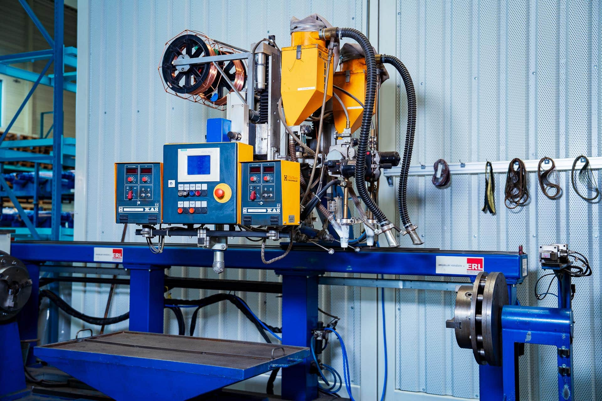 UP longitudinal seam welding system
